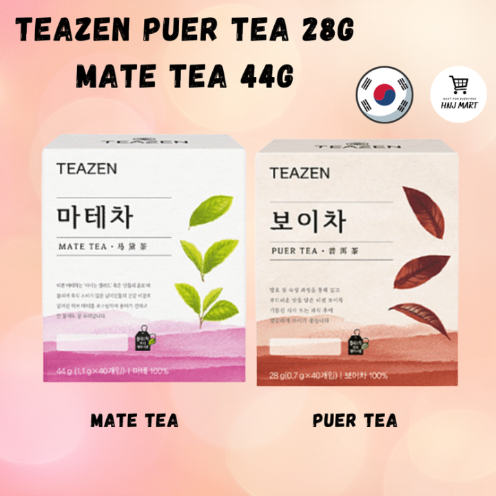 Teazen Puer Tea Sachet / Teazen Roasted Mate Tea Sachet Korean Healthy ...