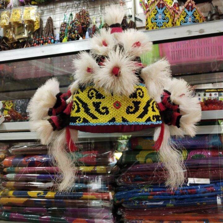 [A Popular] ☫☂ Dayak kalimantan Traditional Women's bluko Hat | Lazada PH