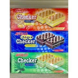 APOLLO Checker Layer Cake - Assorted Flavors (18g x 24pkts) | Lazada