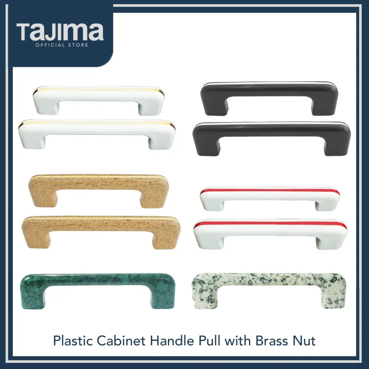 Plastic Cabinet Handle Pull with Brass Nut Colorful Children Kids Room ...