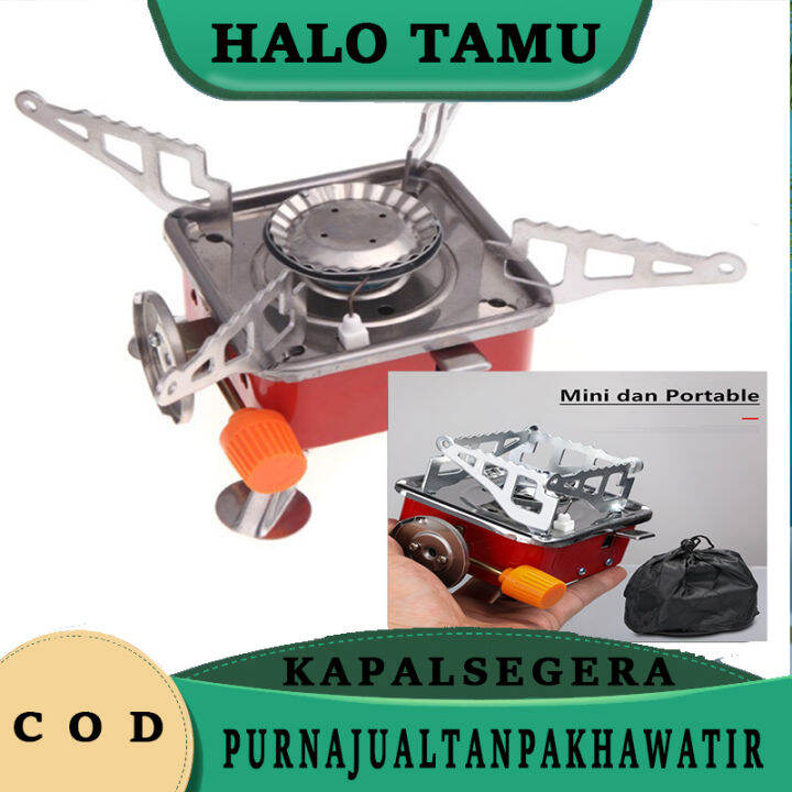 Kompor camping tipe kotak portable/kompor camping portable/kompor gas ...