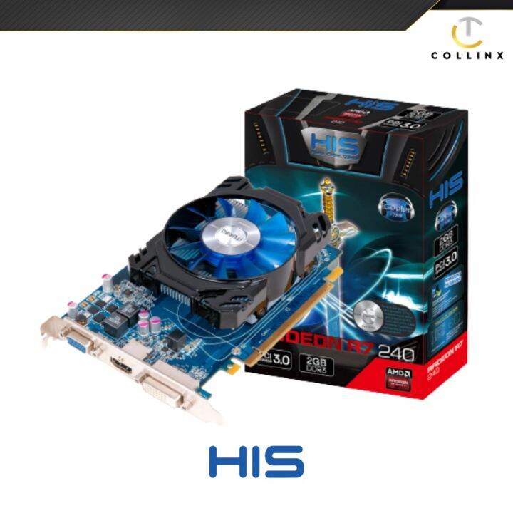 AMD Radeon R7 240 128 Bit 2GB DDR3 HIS Graphics Card GPU For AMD and In ...