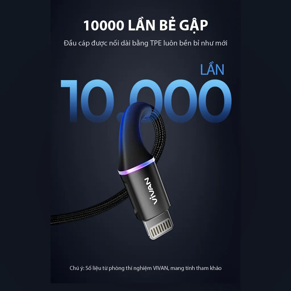 CABLE SẠC VIVAN VDCL120 ( C TO IP ) | 9hComputer