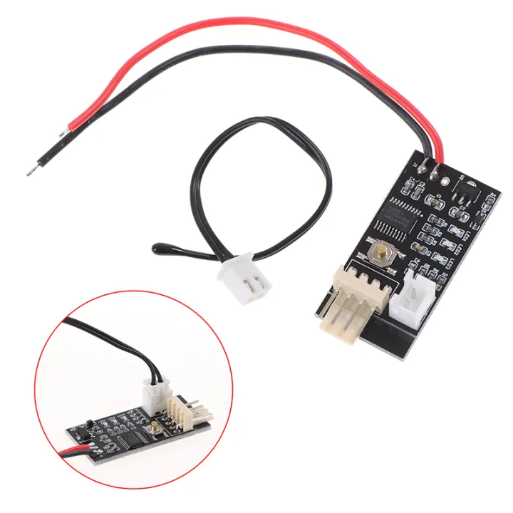 VHM-802 12V PWM 4-Wire Fan Temperature Speed Controller Governor for PC Fan | Lazada.co.th