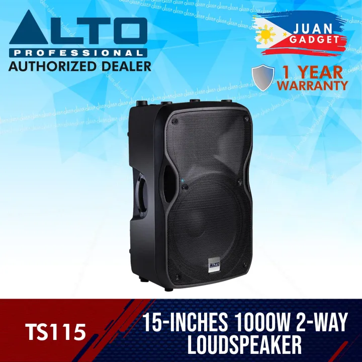 Alto Professional TS115 Passive 1000W 2-Way 15 Loudspeaker | JG ...