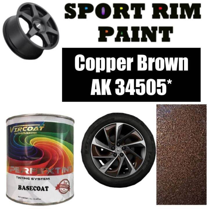 VIRCOAT Car Body Motor Sport Rim 2K Paint/Automotive Refinishing-Copper ...