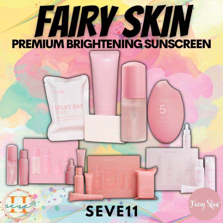 COD Fairy Skin - Premium Sunscreen Deep White Body Lotion Milky Bar ...