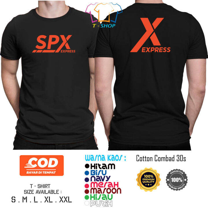 Kaos Baju Kurir Pengiriman SPX Logo Baju Perusahaan | Lazada Indonesia