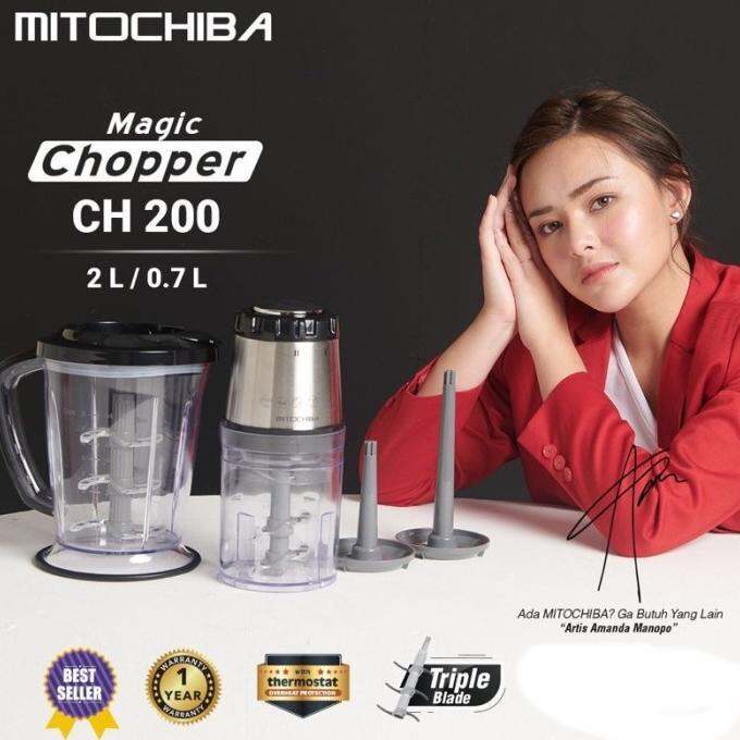 100% Asli Chopper Mitochiba Ch 200 Blender Coper Penggiling Daging Ginoboy526 | Lazada Indonesia