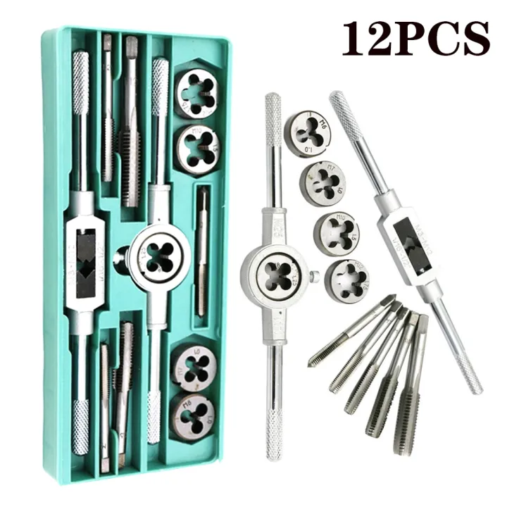 [IFGG] Metric Adjustable Tap Die Wrench Set 8/12/20pcs Tap Die spanner ...