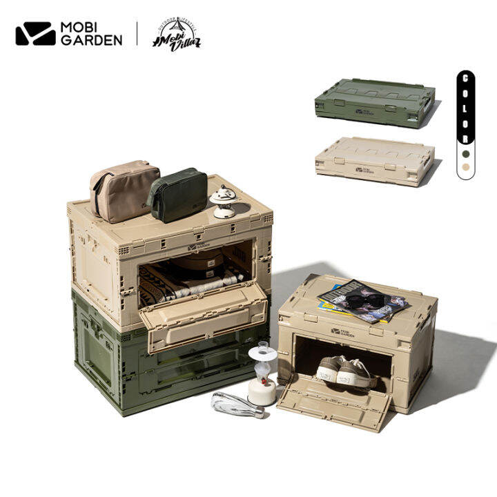 MOBIGARDEN กล่องเก็บของประณีต,กล่องเก็บของพับได้สำหรับตั้งแคมป์จุของได้ ...