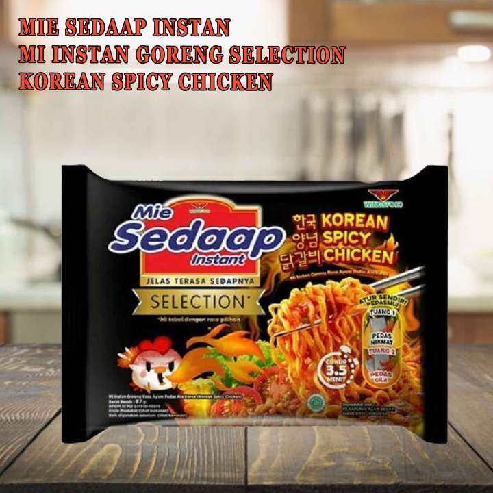 Mie Sedaap Instan Goreng / Selection / Korean Spicy Chicken / 87g ...