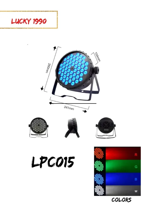 Big Dipper LPC015 Stage LED Light Color RGB 180W PAR Light | Lazada PH