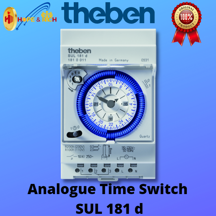 THEBEN-SUL 181 d Analog Time Switch (ORIGINAL) | Lazada Indonesia
