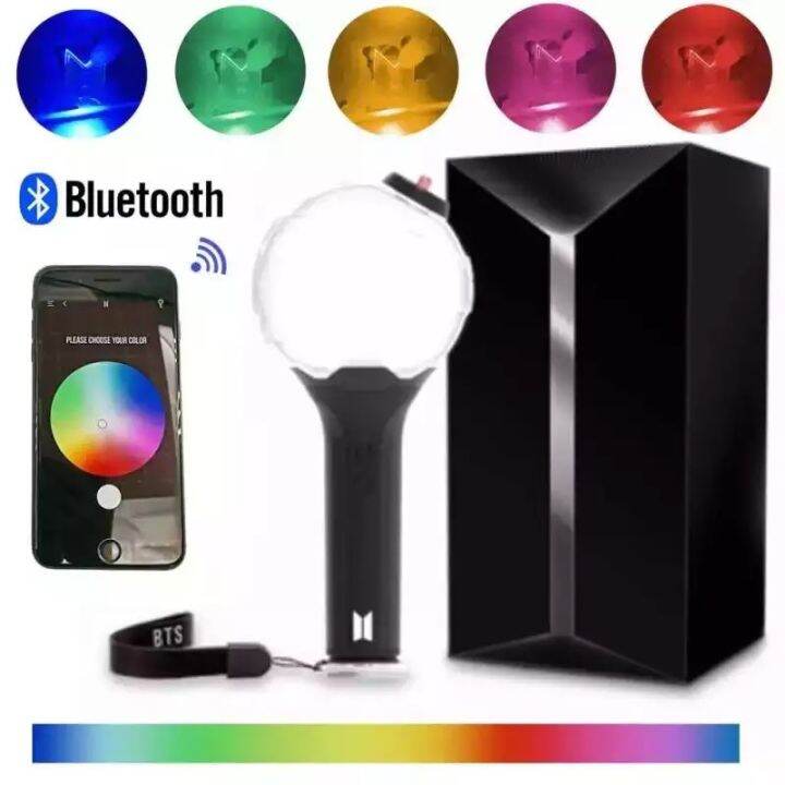 【READY STOCK】 ♦BTS Bluetooth Light Stick Ver 3.0 Army Bomb LED Lamp ...