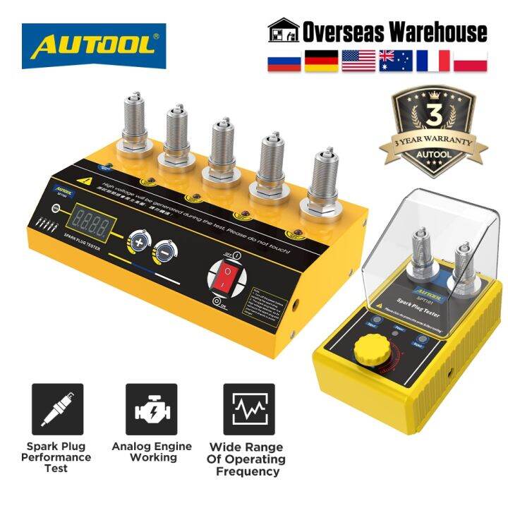 AUTOOL 2-5 Hole Car Spark Plug Tester Ignition Testers Automotive ...