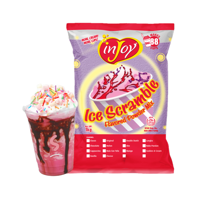 inJoy Ube Scramble Powder 1kg | Classic Pinoy Dessert | Lazada PH