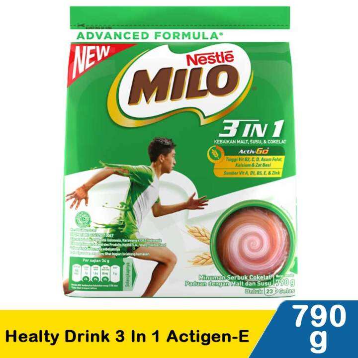 MILO Healthy Drink 3 In 1 Activ-Go 790 g | Lazada Indonesia