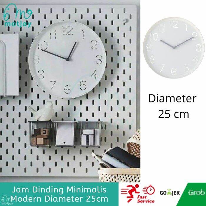 jam dinding modern minimalis diameter 25cm - bubble wrap (I3A8) jam ...