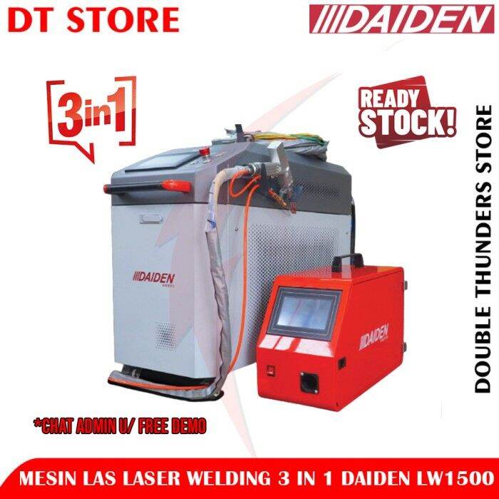 Daiden LW1500 Mesin Las Laser Welding 3in1 Welding Cutting Cleaning ...
