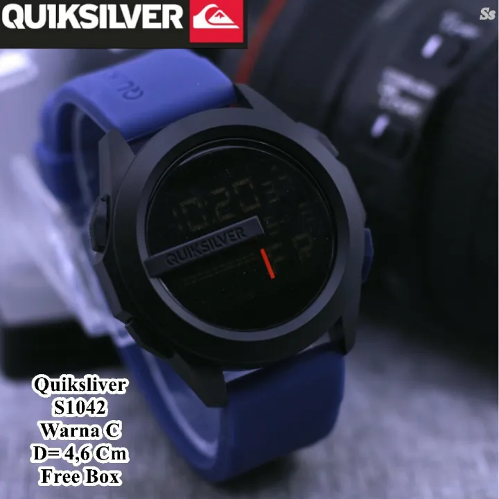 Multicolor Quiksilver Digital Ocean Stopwatch Alarm Watch Siameter 4 ...