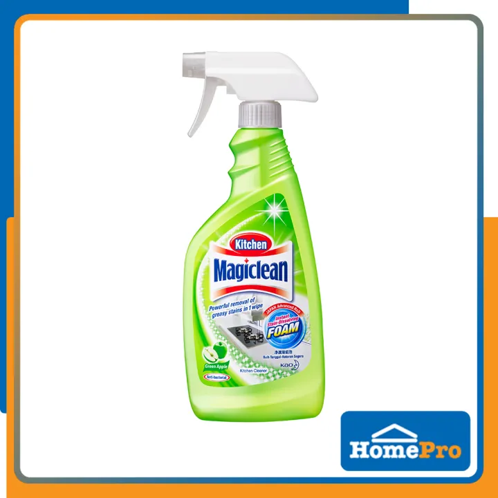 MAGICLEAN Kitchen Cleaner Trigger Spray 500ML Green Apple | Lazada