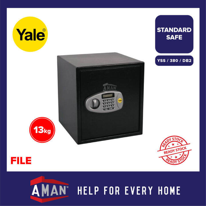 YALE Safe Box Anti-Theft File Digital Safety Box Security Box Peti ...