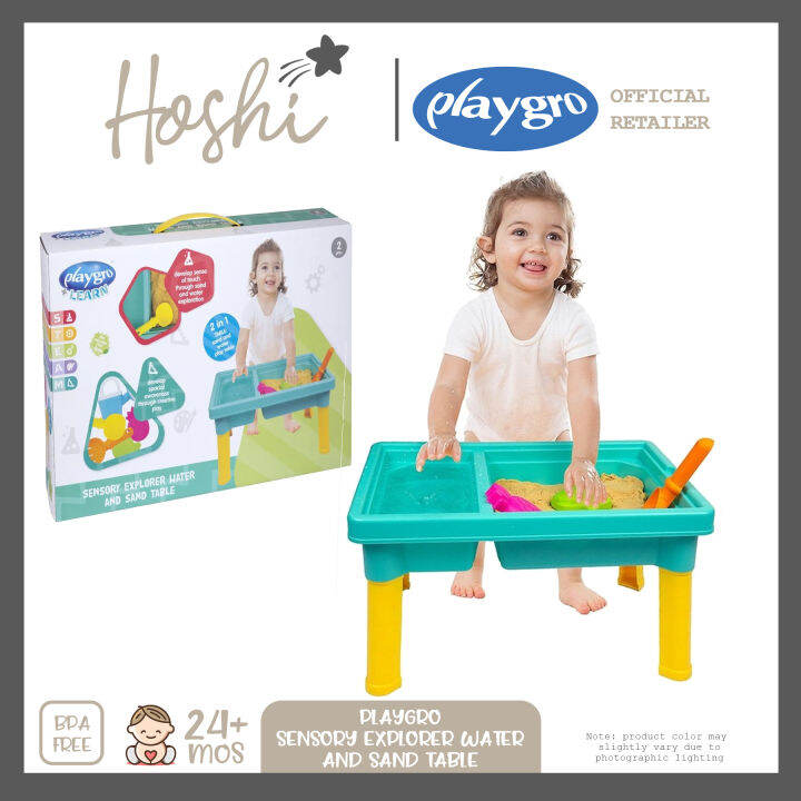 Hoshi Baby x Playgro Sensory Water and Sand Table, Sensory Play ...