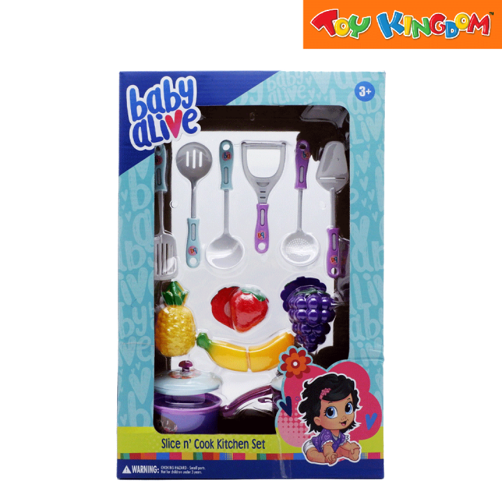 Baby Alive Slice 'n Cook Fruit Slice Kitchen Playset | Lazada PH