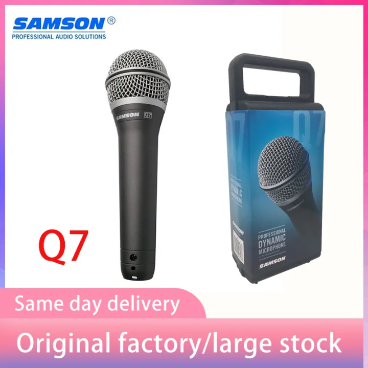 SAMSON Q7 Professional Dynamic Microphone Vocal & Instrument Pick Up ...