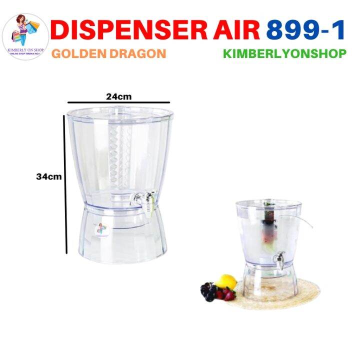 Dispenser air Plastik Wadah Minuman Galon Golden dragon 889 1 | Lazada Indonesia