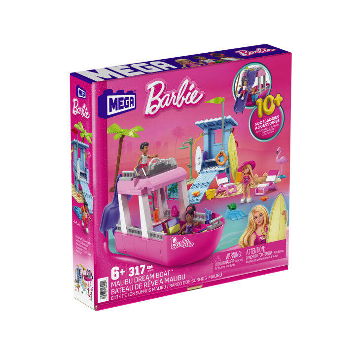 Mega bloks Barbie Malibu Dream boat Blocks | Lazada PH