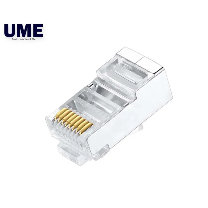☜1PC, UME RJ45 CAT5 RJ-45 Modular Plug Internet Cable LAN Network ...