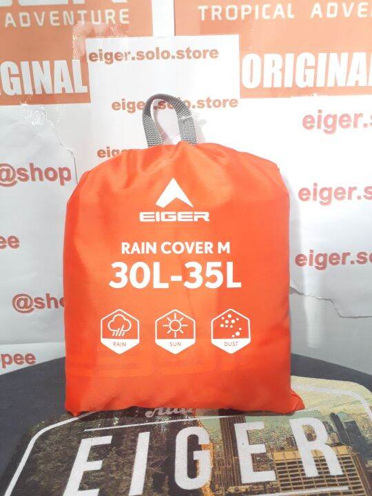 Rain Cover Bag EIGER Orange Coverbag | Lazada Indonesia