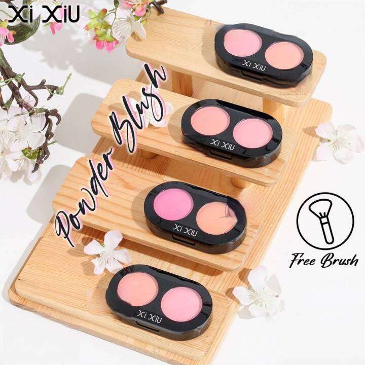 XI XIU Powder Blush 2 in 1 | Blush On | Perona Pipi | Xixiu | BPOM ...