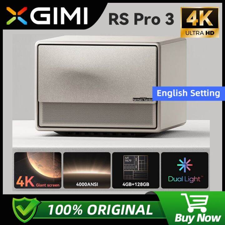 XGIMI RS Pro 3 Projector 4K Dual Light Laser+LED 4000Ansi DLP 3D Beamer ...