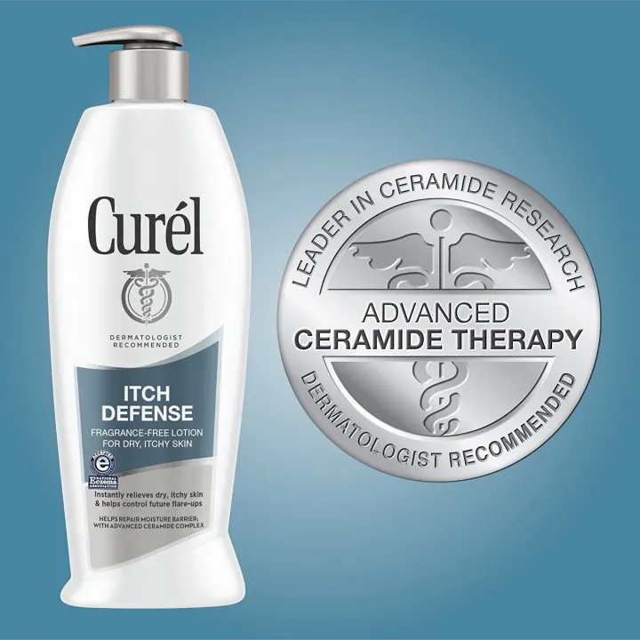 Curel, Itch Defense, Fragrance-Free Lotion for Dry, Itchy Skin, 20 fl ...