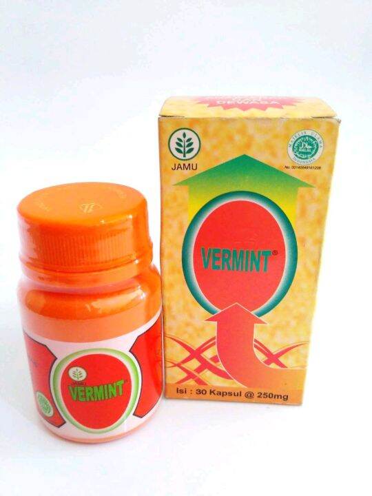 Vermint 30 Kapsul Obat Tipes Ekstrak Cacing Tanah Kering | Lazada Indonesia