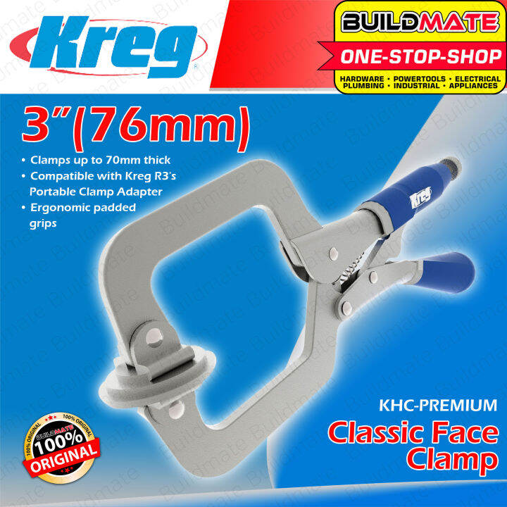 KREG Classic 3" Face Clamp KHC-PREMIUM •BUILDMATE• | Lazada PH