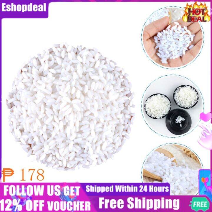 Eshopdeal【Ready Stock】 1 Bag Artificial White Rice Lifelike Fake Rice ...