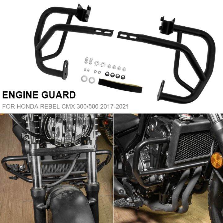 For Honda Rebel CMX 300 500 2017-2022 Engine Guard Highway Crash Bar ...