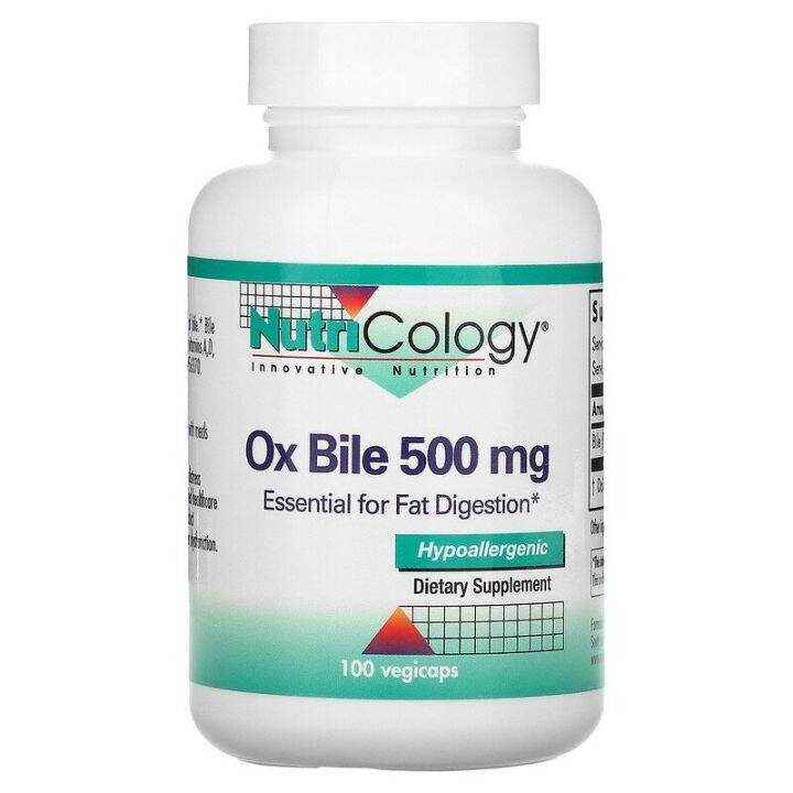 Ox Bile, Gallbladder Support, 500 mg, 100 Vegicaps | Lazada PH