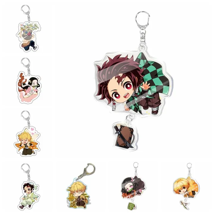PIT ORPHAN28AN5 Acrylic No Yaiba Anime Pendant Kamado Tanjirou Key ...