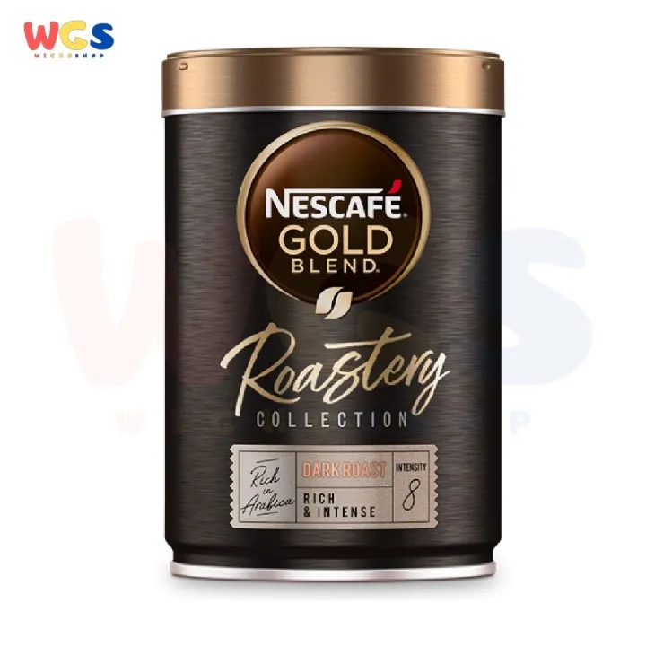 Nescafe Gold Blend Roastery Dark Roast Arabica Instant Coffee 100g ...