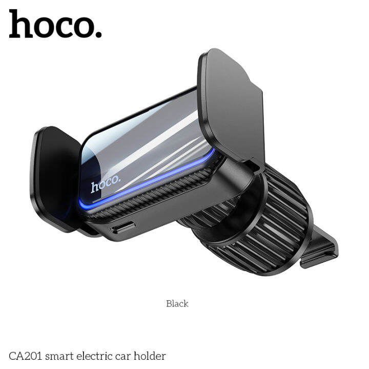 Hoco Original 100% CA201 Smart Electric Car Phone Holder Aircon Vent ...