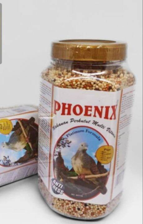 1 BOTOL PHOENIX PERKUTUT PLATINUM PONIK MAKANAN perkutut multivitamin ...