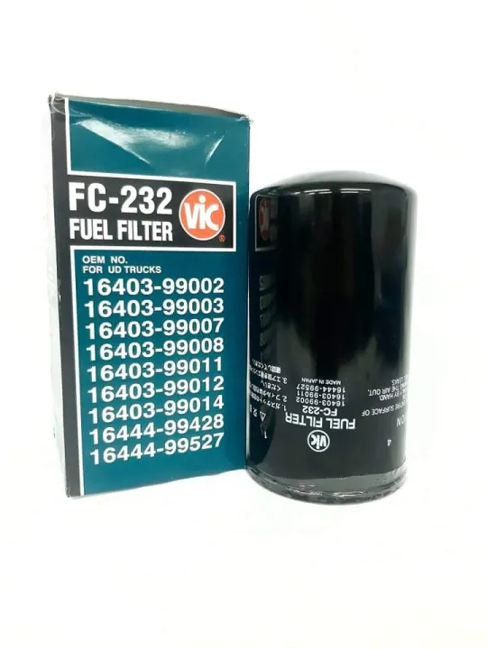 VIC FUEL FILTER FC-232 for NISSAN PH6, RF8, PE6 | Lazada PH