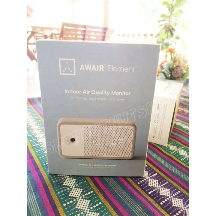 (พร้อมส่ง) AWAIR element เครื่องวัดคุณภาพอากาศ indoor quality monitor ...