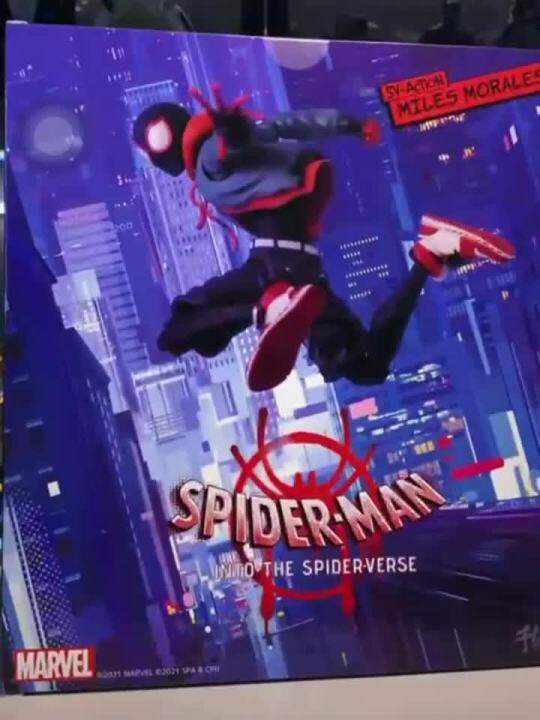 Marvel Sentinel Action Miles Morales รูป รุ่น Into The Spider Verse er ...