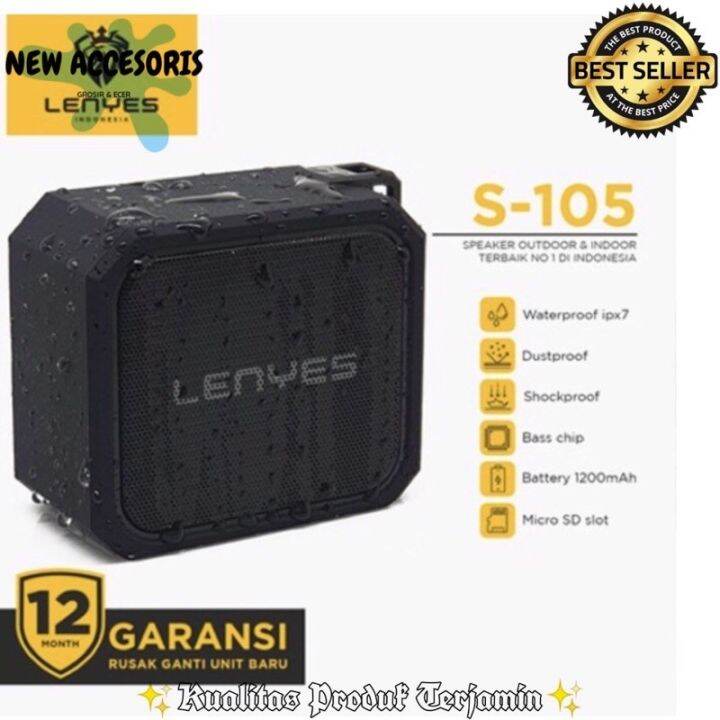SPEAKER BLUETOOTH LENYES S105 ORIGINAL | Lazada Indonesia